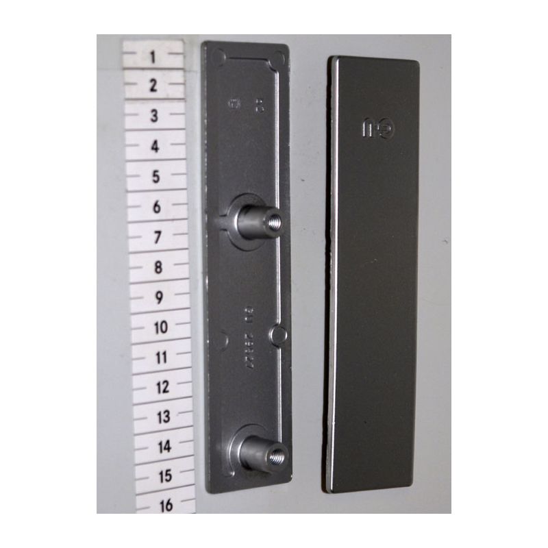 GU Abdeckrosette 29527 Lochabstand 80 mm 37 x 154 mm silber FachX1695 ...