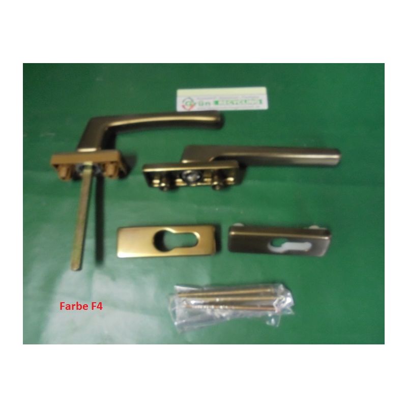 MACO Griffganitur - Balkon TL/PZ Noken 11mm Lochabstand 45mm Vierkant ...