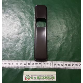 HAUTAU Abdeckkappe für HS Griff ungelocht RAL8077 dunkelbraun 160 x 3 ...