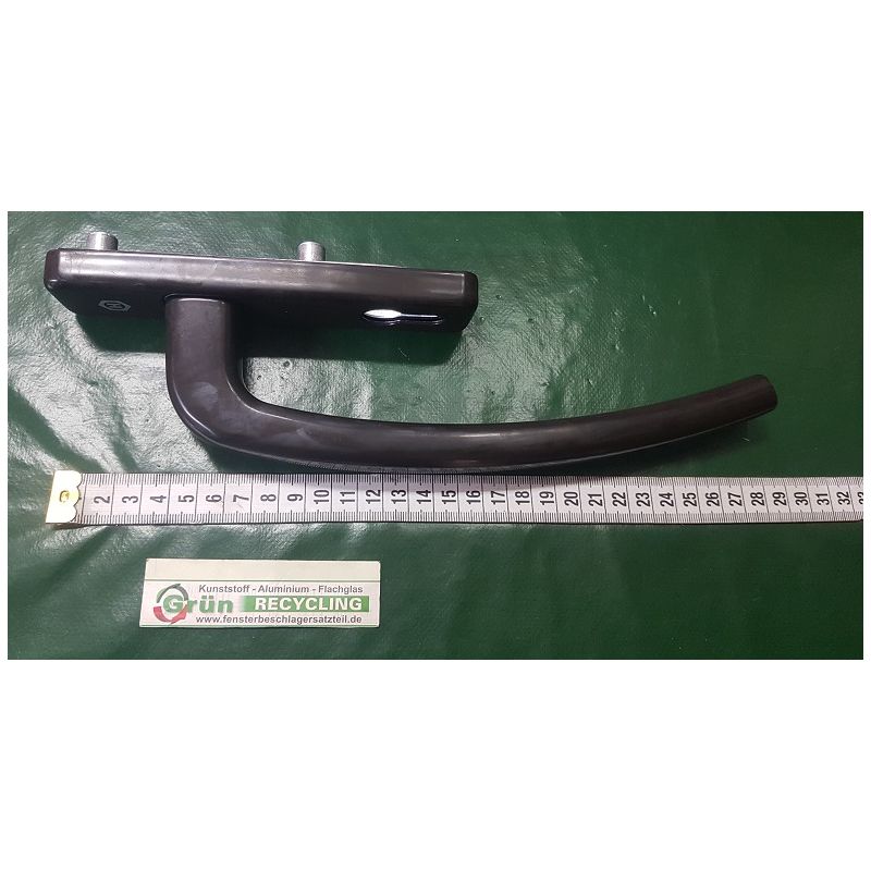 HAUTAU HS Griff Außen PZ ohne Zubehör Braun Ral 8077 FachP4189, 56,60