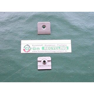 ROTO NT FALZAUFLAUF 22 x 21 MM GRAU 350451 350449 RaumX341, 0,62