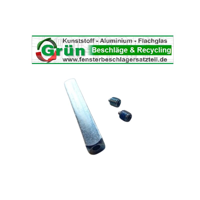 HUECK Vierkantstift mit exzentrischer Bohrung - 60 x 9mm SchrankP078 ...